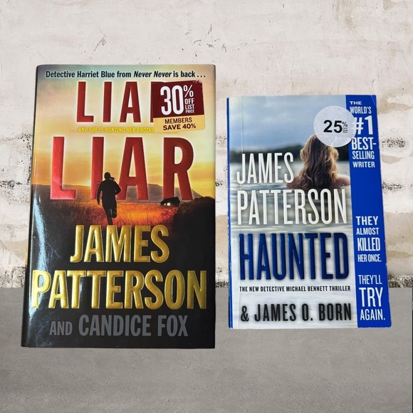 James Patterson | Accents | James Patterson Combo Liar Liar Haunted ...